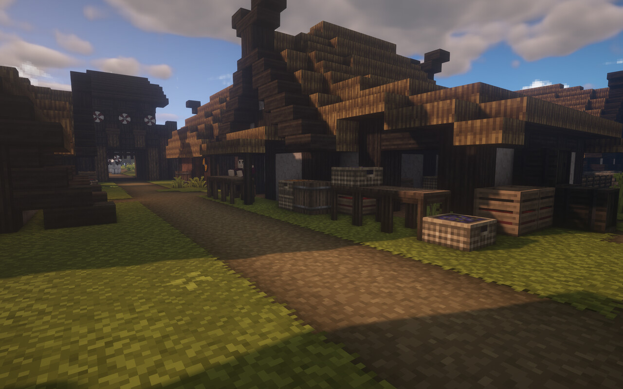 Anglo-Saxon Alfredian Burh [880 - 1066 A.D.] Minecraft Map