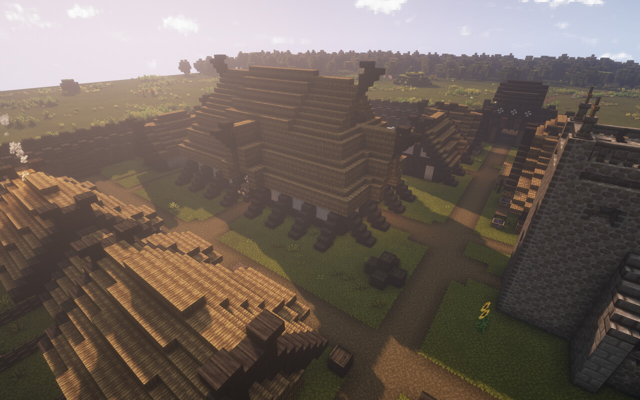 Anglo-Saxon Alfredian Burh [880 - 1066 A.D.] Minecraft Map