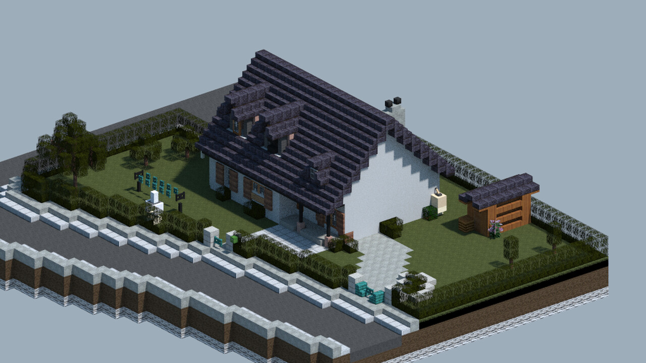 Small French home #1 [With interior and download] Minecraft Map
