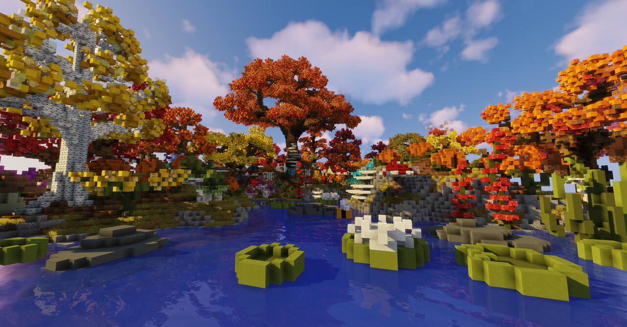 Autumn forest Minecraft Map