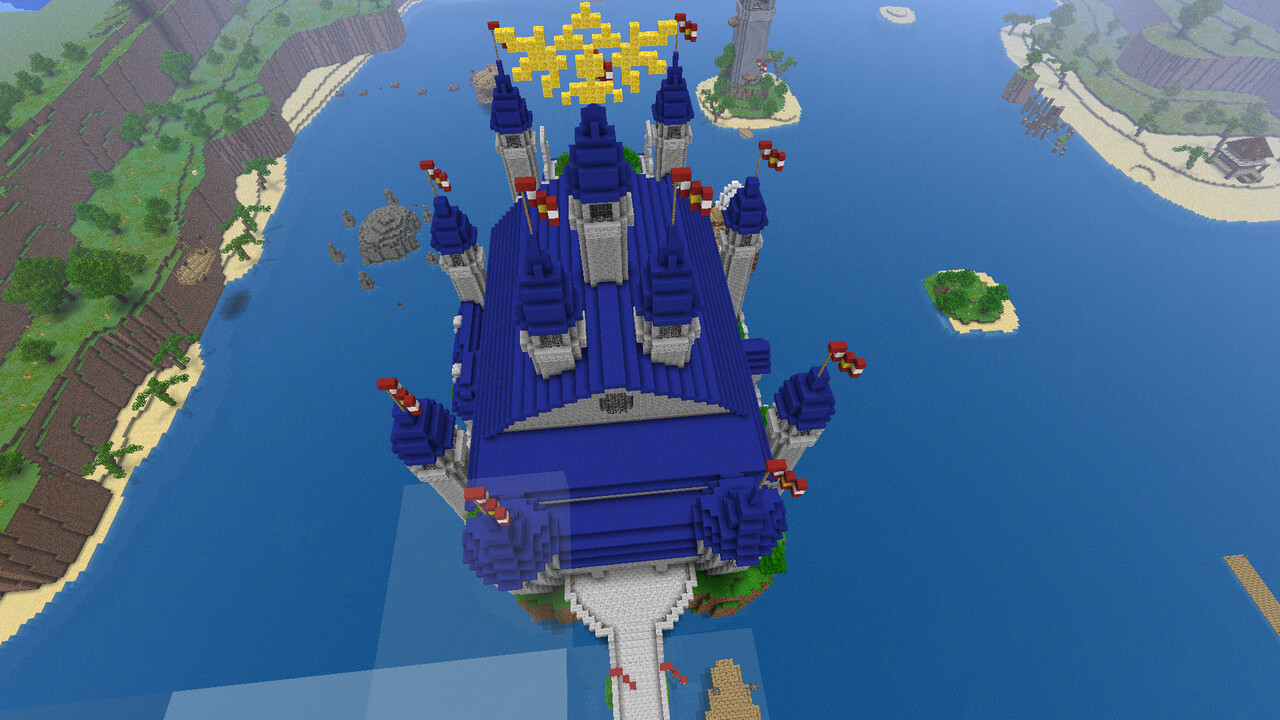 Zelda The Wind Waker Hyrule Castle in Minecraft Minecraft Map