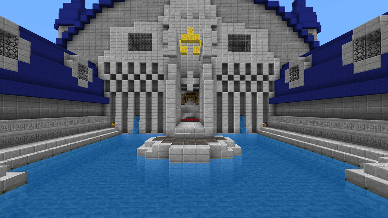 Zelda The Wind Waker Hyrule Castle in Minecraft Minecraft Map