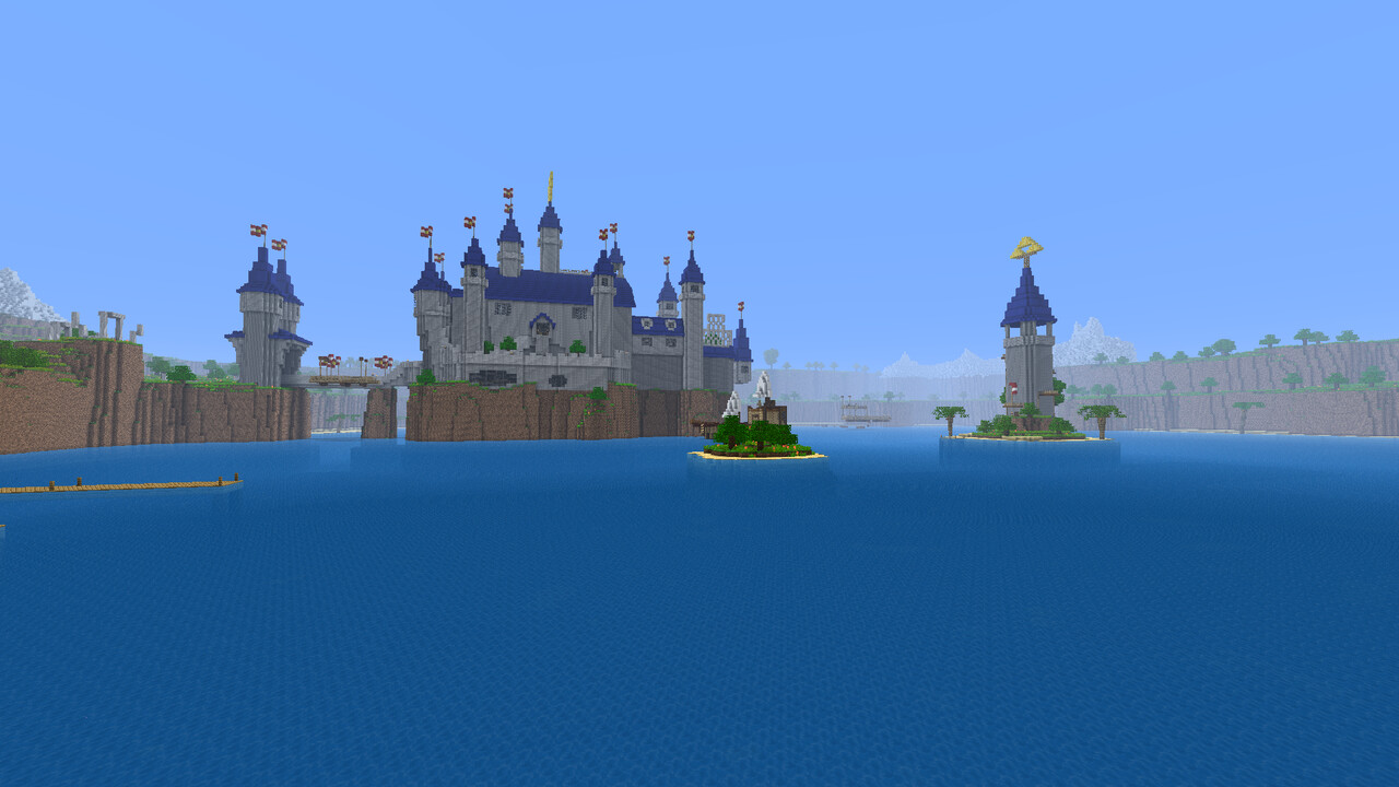 Zelda The Wind Waker Hyrule Castle in Minecraft Minecraft Map