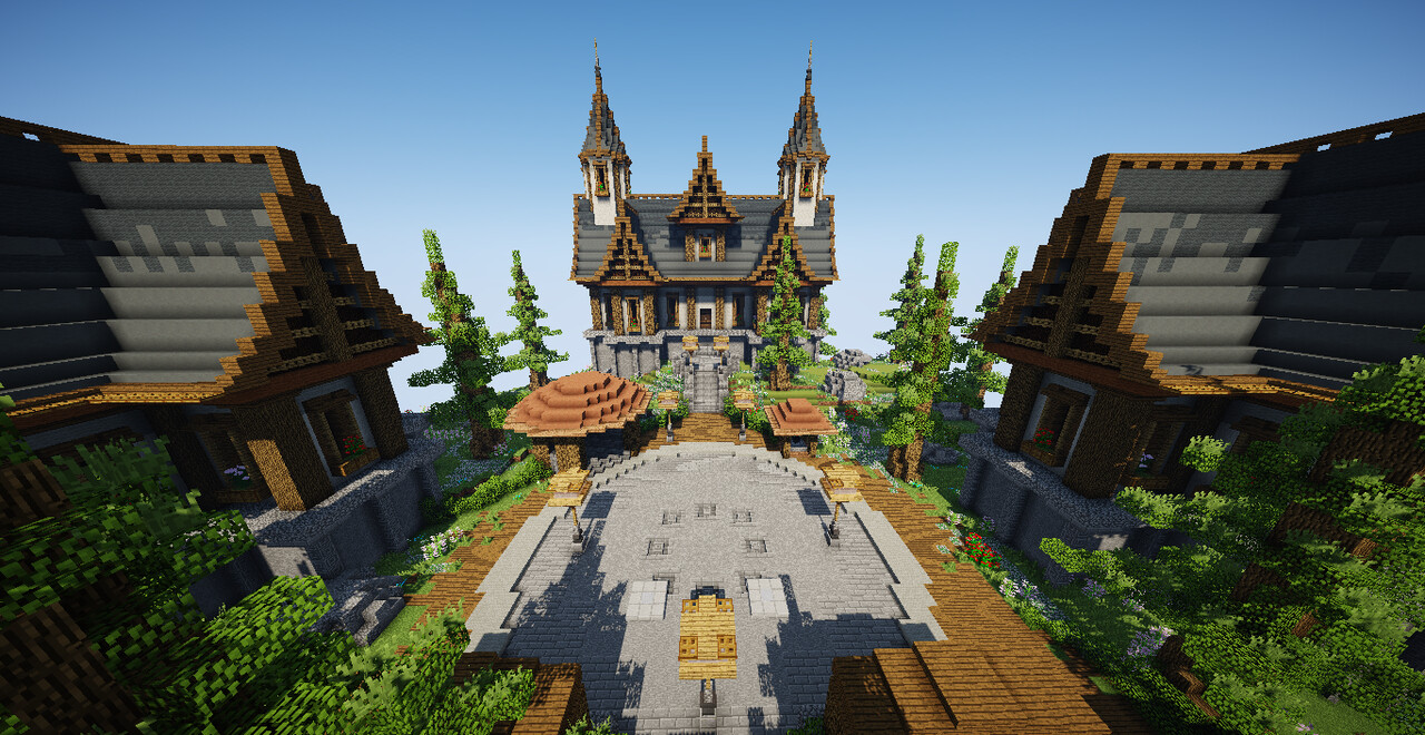 ⭐NOT-EXCLUSIVE ⭐ Medieval Spawn | Skywars/Bedwars/Practice... etc Minecraft Map