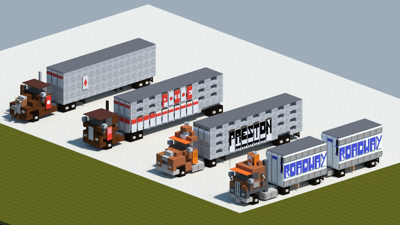 Dreamy's pack of vintage trucks #1 [With Download] Minecraft Map