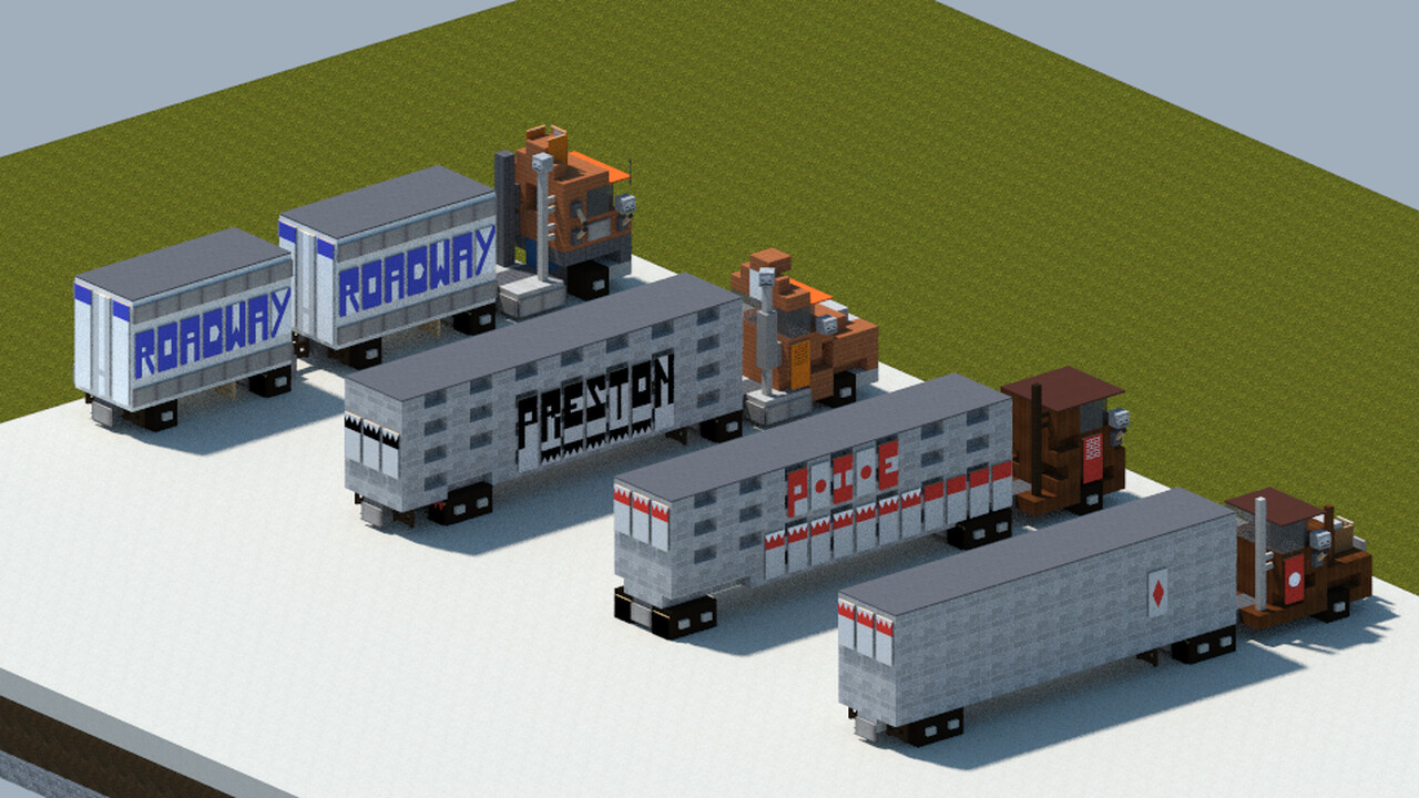 Dreamy's pack of vintage trucks #1 [With Download] Minecraft Map