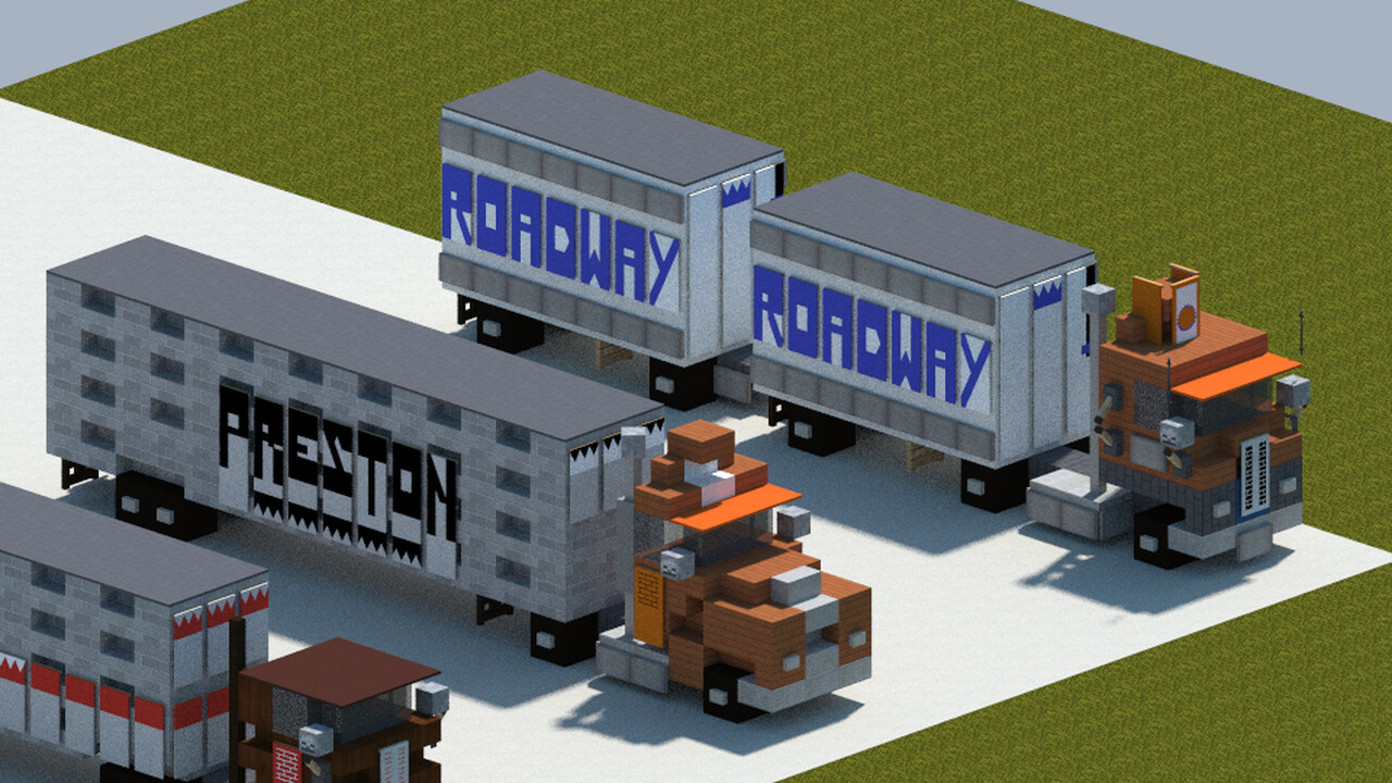 Dreamy's pack of vintage trucks #1 [With Download] Minecraft Map