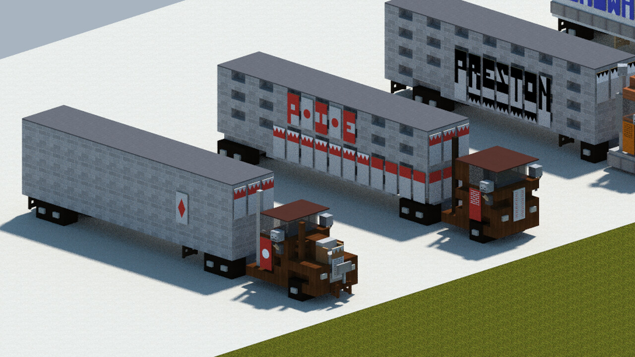 Dreamy's pack of vintage trucks #1 [With Download] Minecraft Map