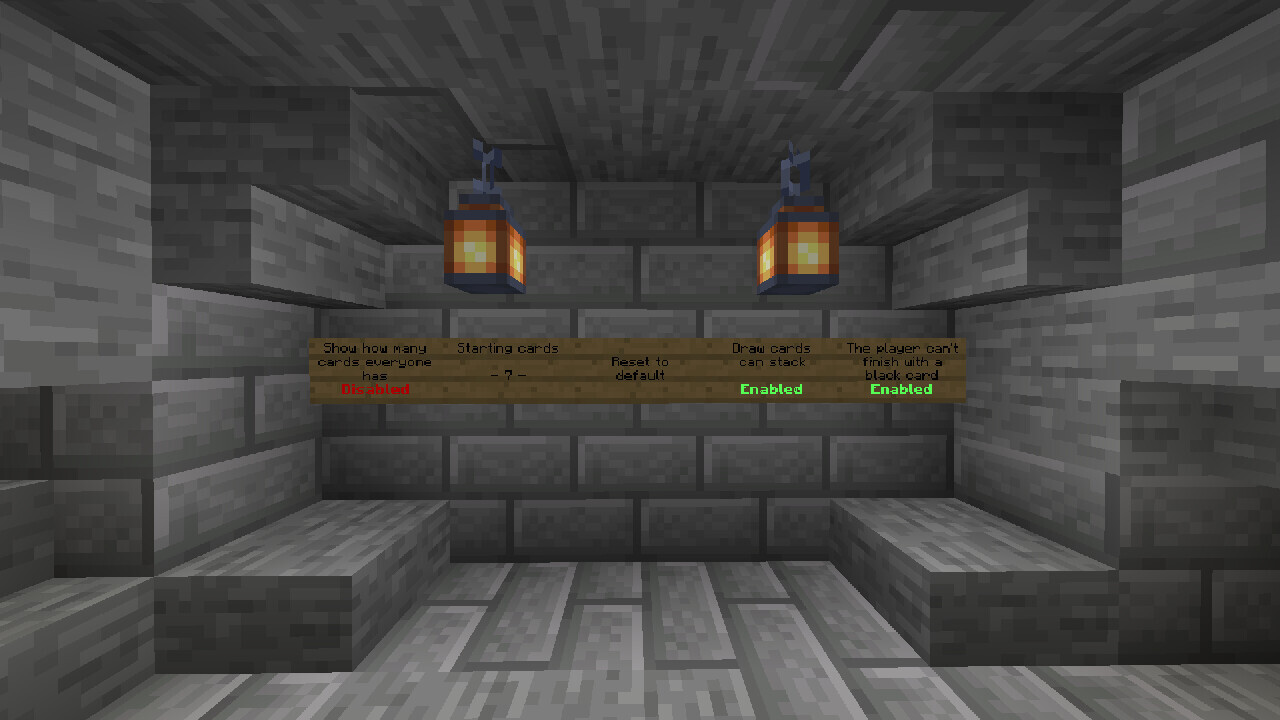 Cero - Minecraft UNO Minecraft Map