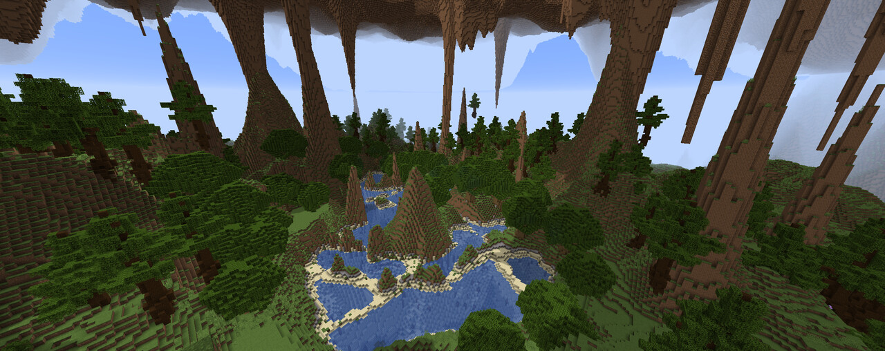 Custom Foliage Cave Minecraft Map