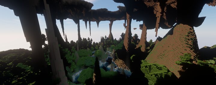 Custom Foliage Cave Minecraft Map