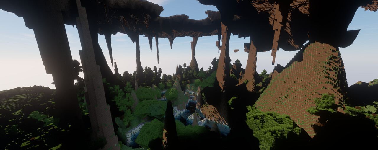 Custom Foliage Cave Minecraft Map