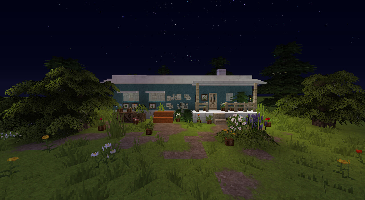 House/Trailer in the woods Minecraft Map