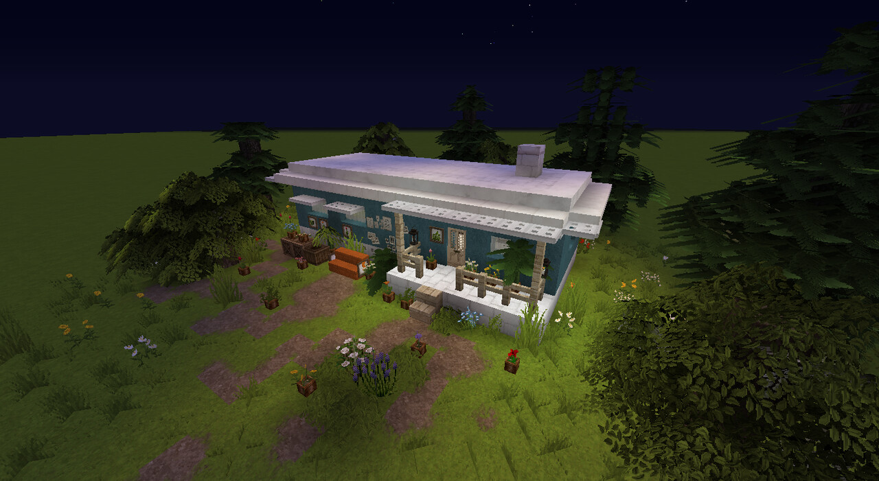 House/Trailer in the woods Minecraft Map