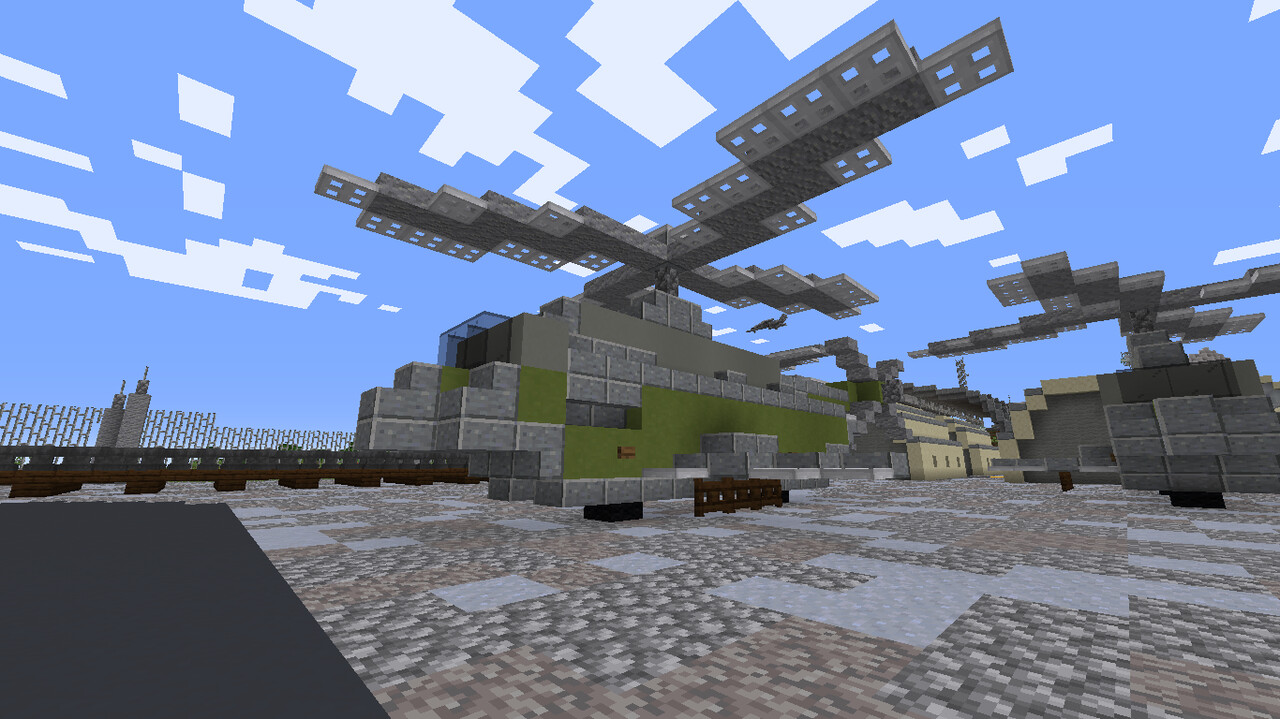 Naval and Air Force military base Minecraft Map