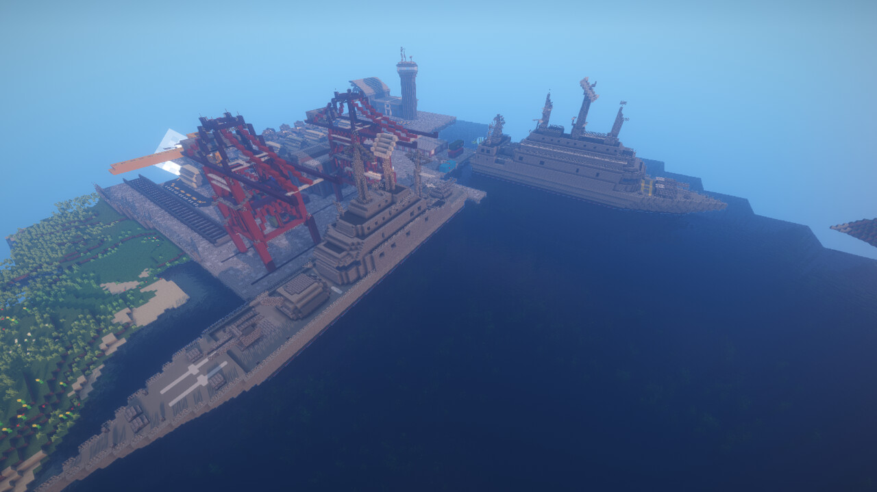 Naval and Air Force military base Minecraft Map