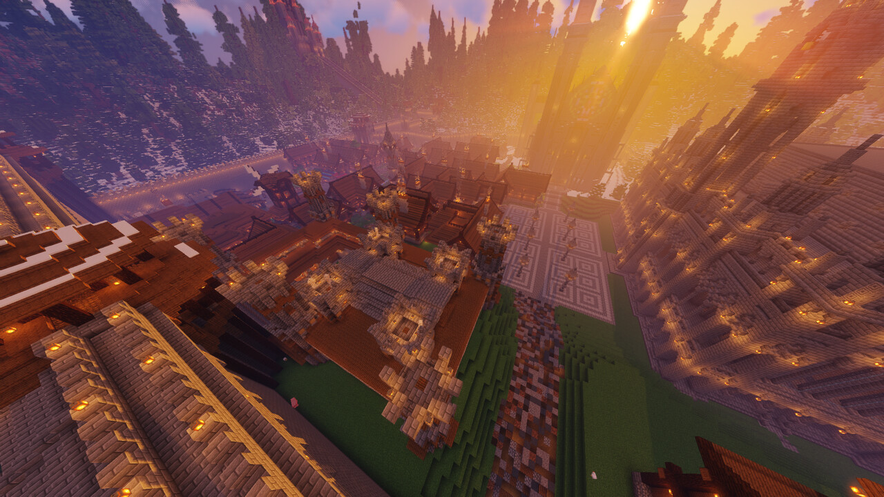 Medieval Village/Town (Alpha) Rollplay map Minecraft Map