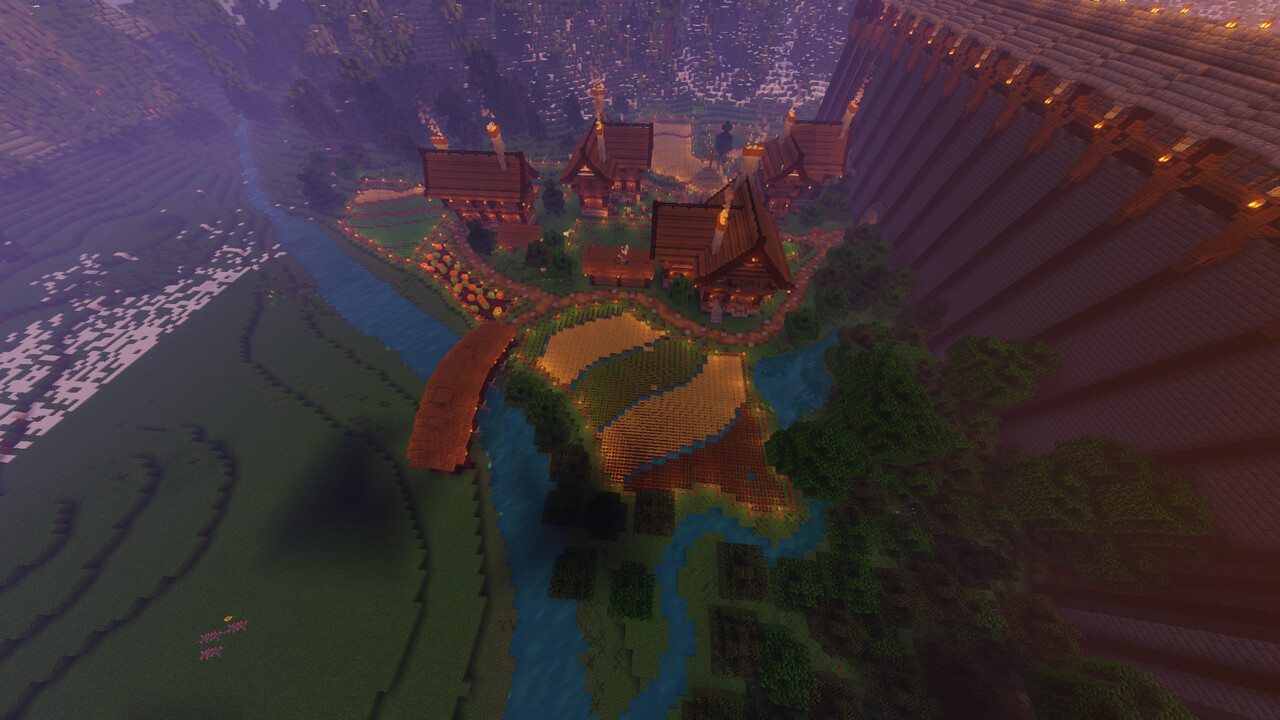 Medieval Village/Town (Alpha) Rollplay map Minecraft Map