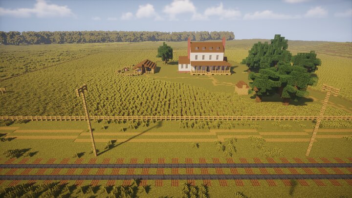 Ranch House - Kansas 1850 Minecraft Map