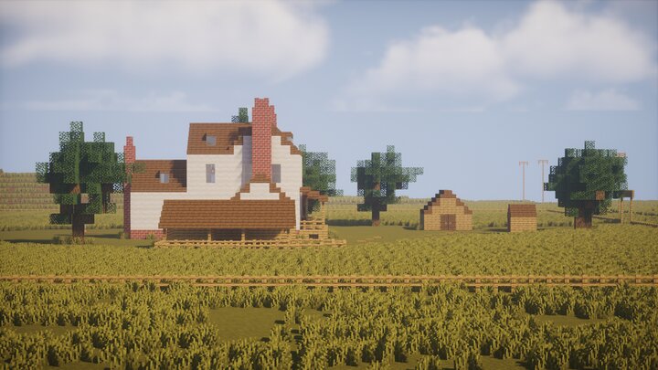 Ranch House - Kansas 1850 Minecraft Map