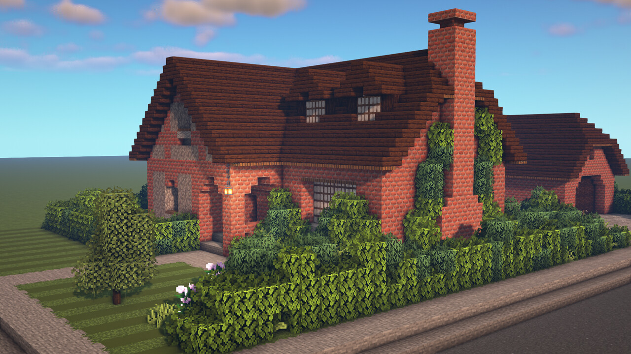 British Countryside House [SCHEMATIC] Minecraft Map