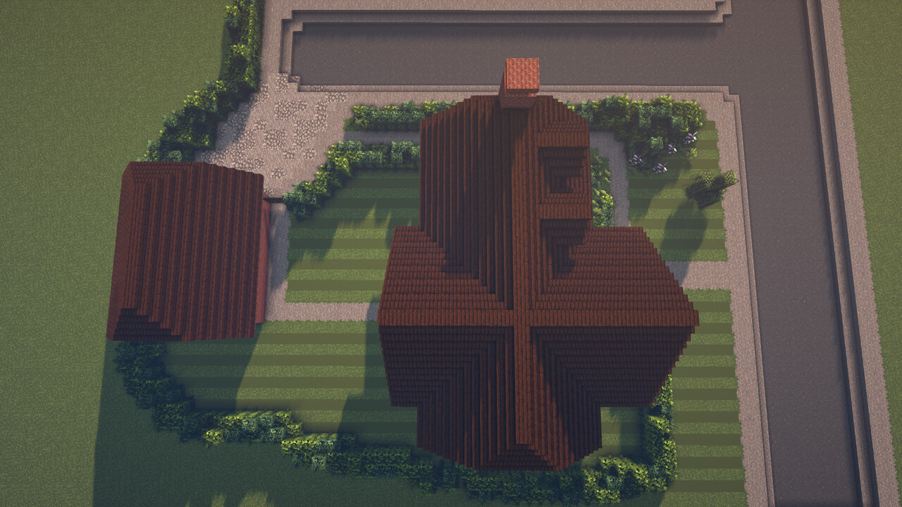 British Countryside House [SCHEMATIC] Minecraft Map