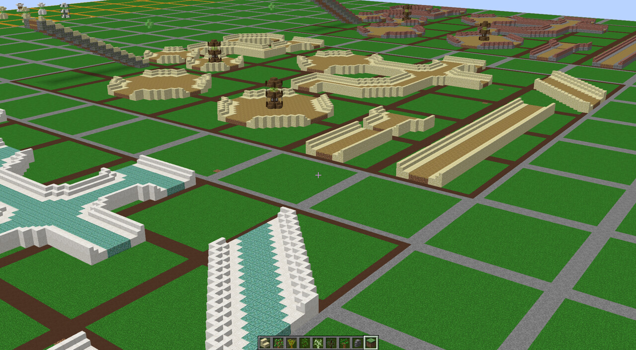 Modular Open Air Basic Pathways Minecraft Map