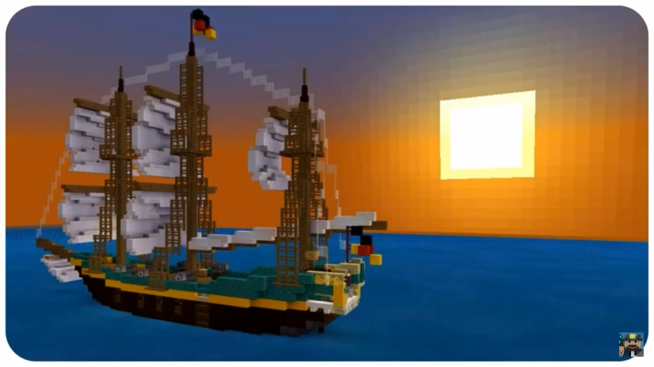 Minecraft Medieval Ship/Boat Tutorial Download Minecraft Map