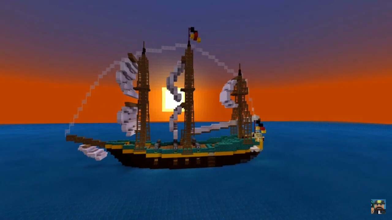 Minecraft Medieval Ship/Boat Tutorial Download Minecraft Map