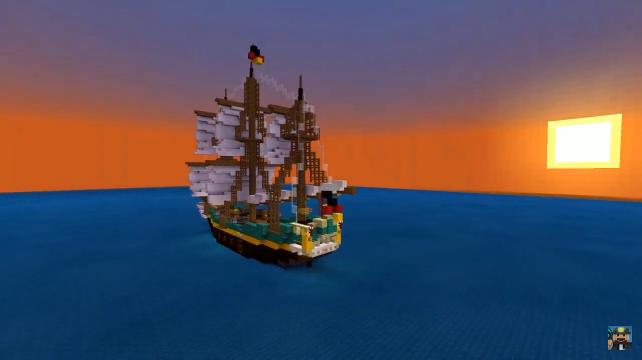 Minecraft Medieval Ship/Boat Tutorial Download Minecraft Map