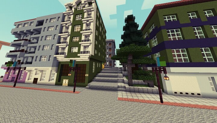 Urban City View - Minecraft Minecraft Map