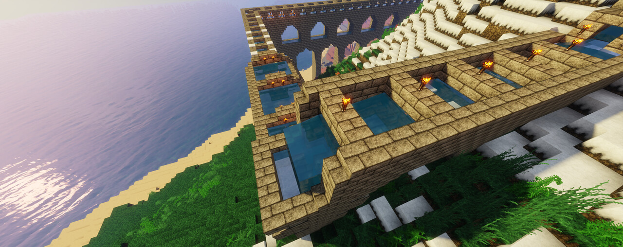 Roman Aqueduct Minecraft Map