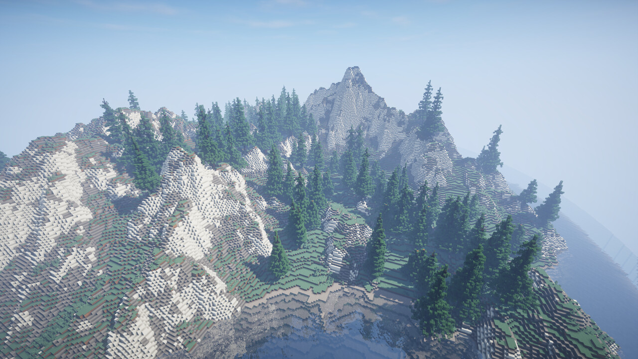 Small Taiga Biome Island Minecraft Map