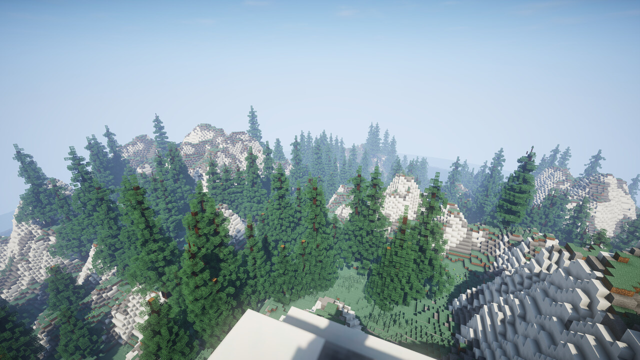 Small Taiga Biome Island Minecraft Map