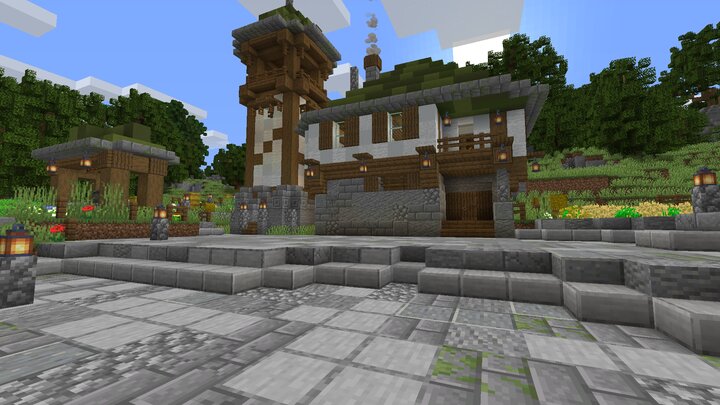 Mała wioska Minecraft Map