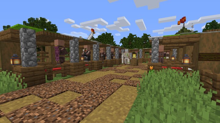 Mała wioska Minecraft Map