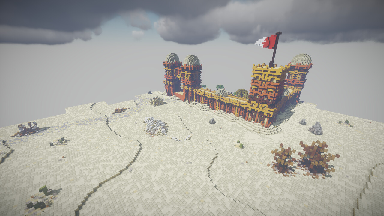 Spawn Faction 800x800 (with WarZone) Minecraft Map