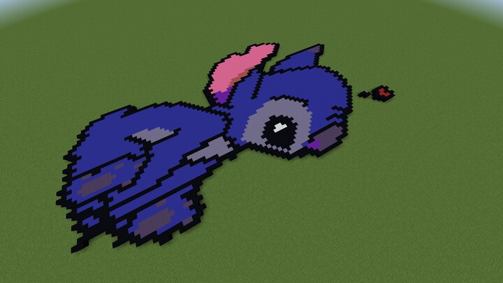 Stitch Pixel Art Minecraft Map