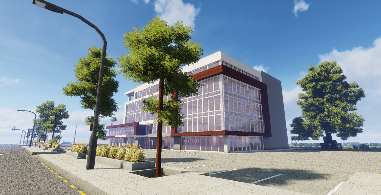 Realistic Office Building - 228 Wakefield St Minecraft Map
