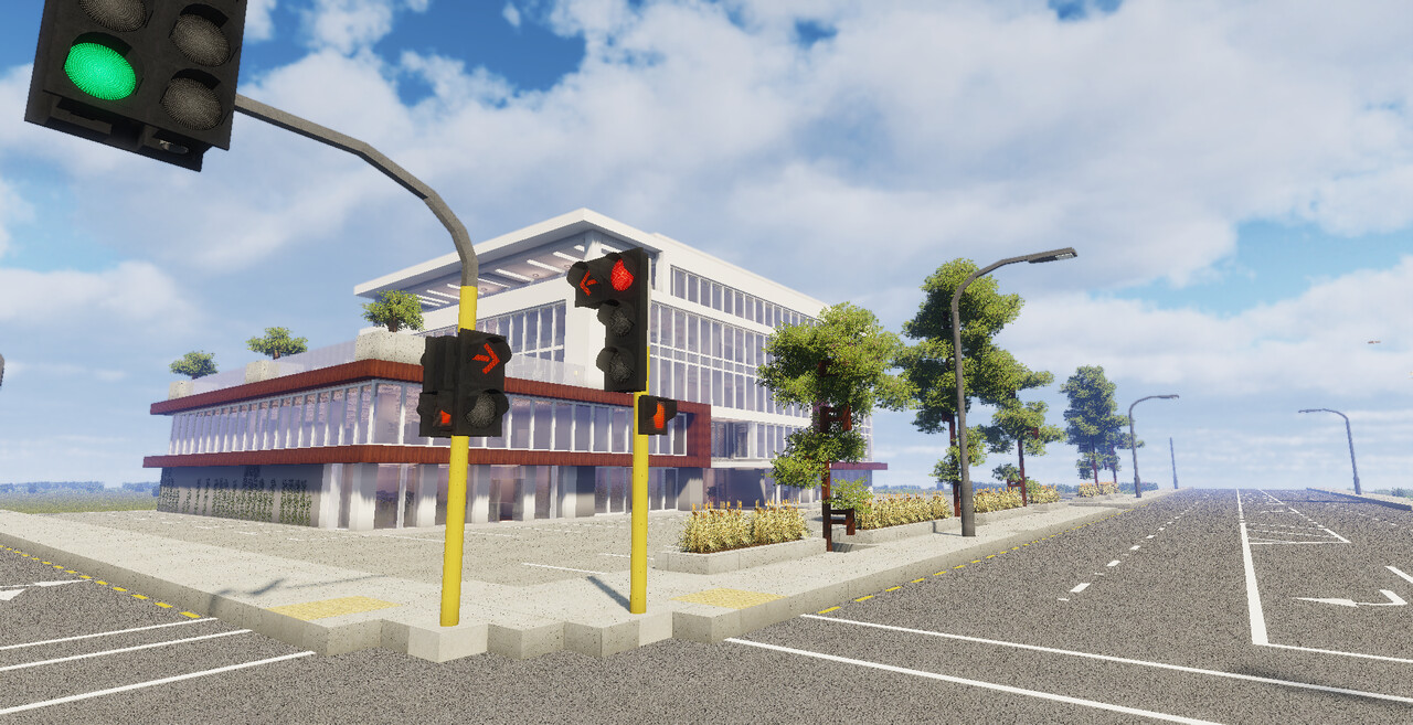 Realistic Office Building - 228 Wakefield St Minecraft Map