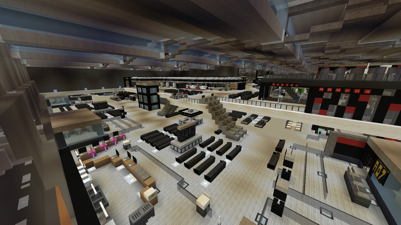 MASSIVE Airport with Aircraft, 2 terminals, cargo, ATC tower, train ...