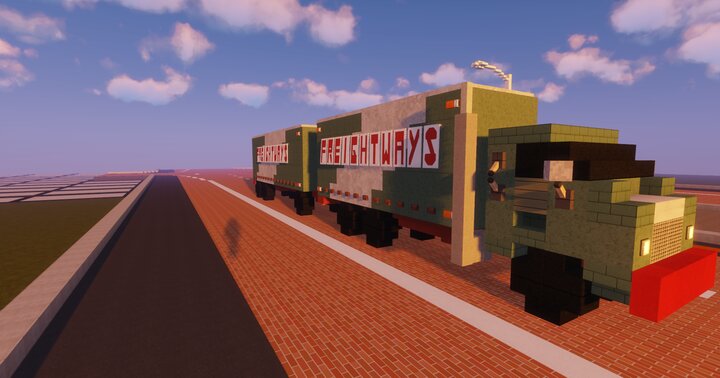 1.5:1 Scale 1947 Consolidated Freightways Freightliner Tandem Truck ...