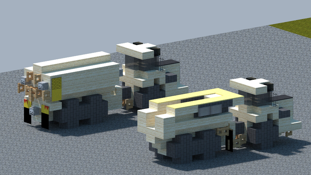 Volvo A25C Articulated truck [With Download] Minecraft Map