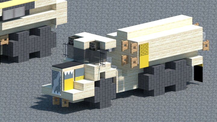 Volvo A25C Articulated truck [With Download] Minecraft Map