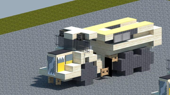 Volvo A25C Articulated truck [With Download] Minecraft Map