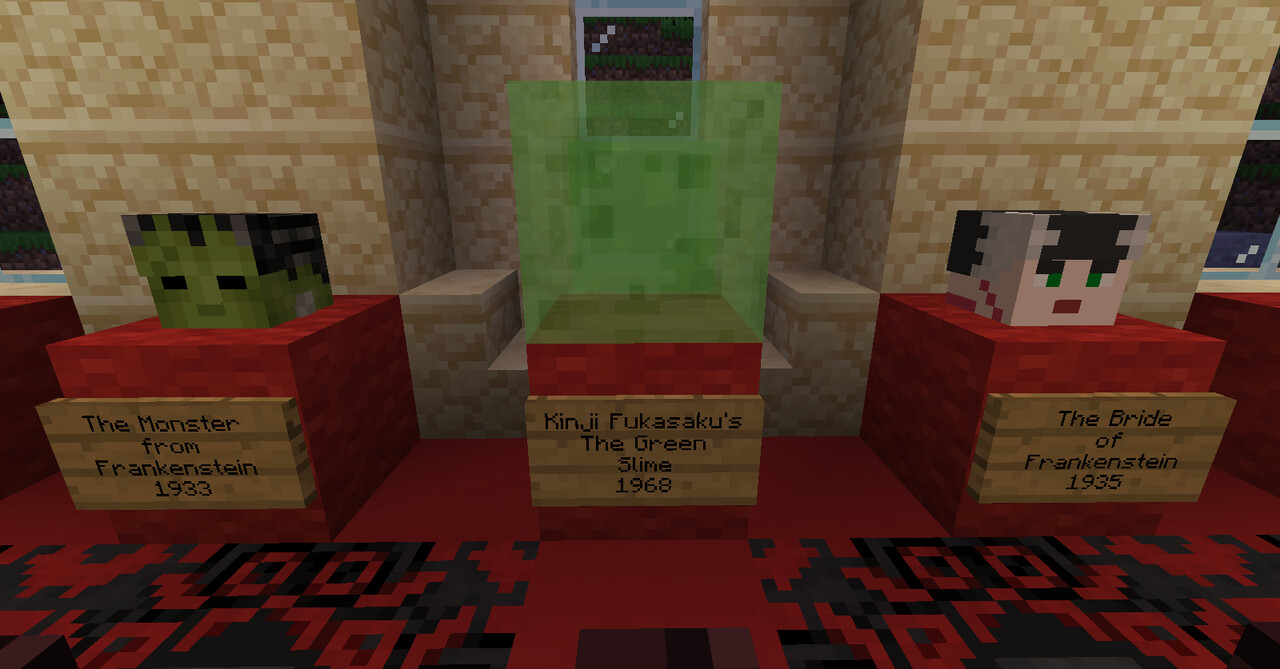 My Museum of Classic Movie Monsters on MCAtlas Minecraft Map