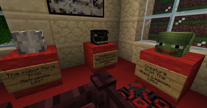 My Museum of Classic Movie Monsters on MCAtlas Minecraft Map