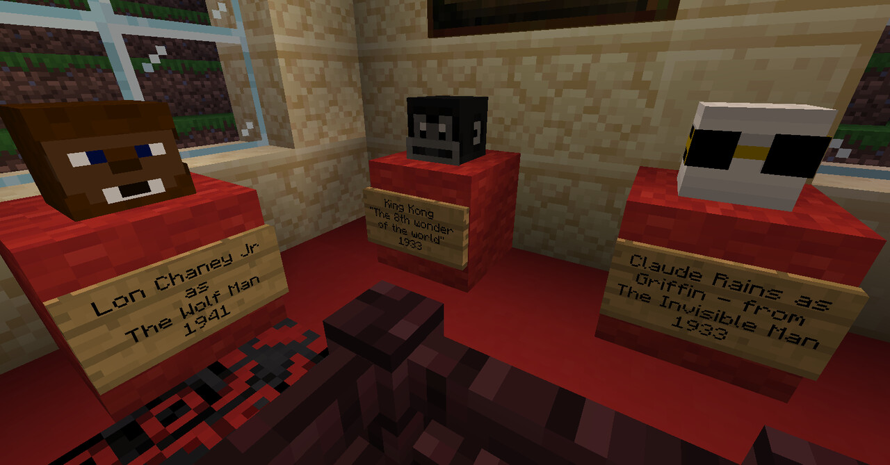 My Museum of Classic Movie Monsters on MCAtlas Minecraft Map