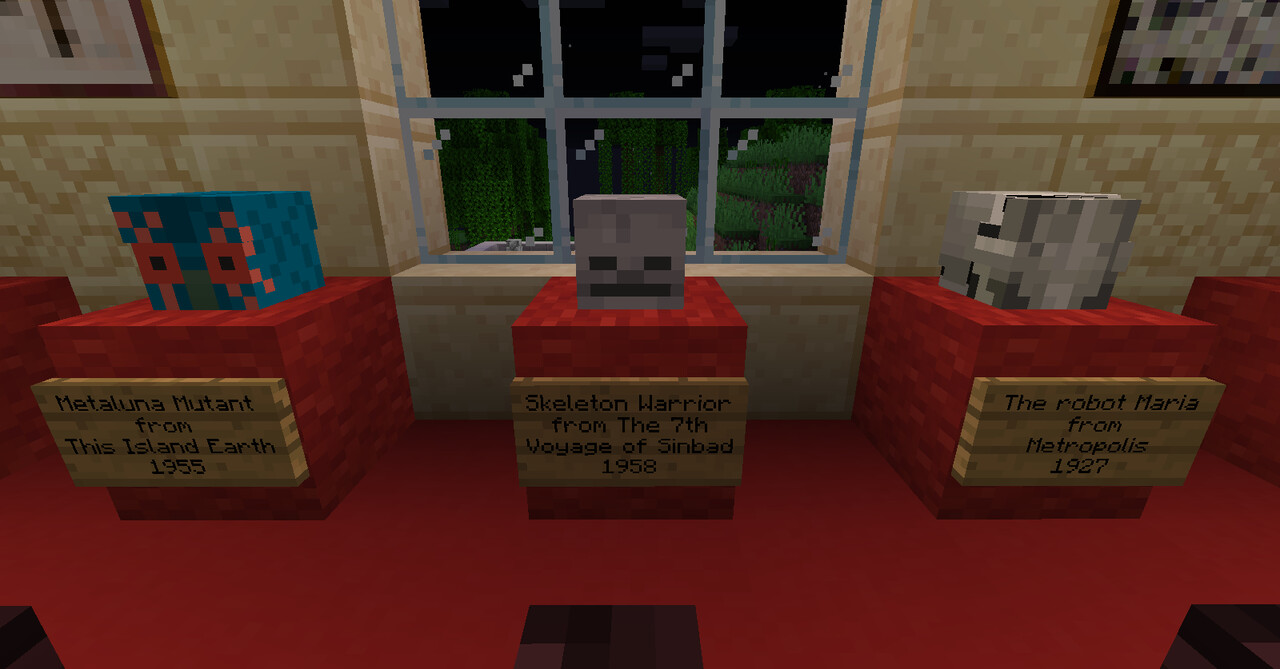 My Museum of Classic Movie Monsters on MCAtlas Minecraft Map