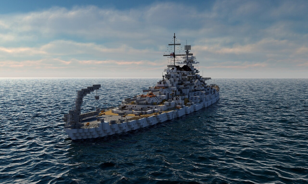 Fictional Battleship Merry Minecraft Map
